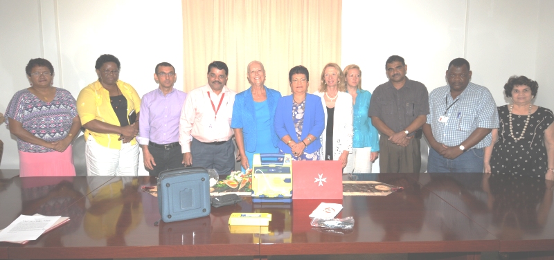 Order of Malta donates defibrillator to health ministry -Archive ...
