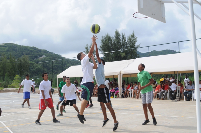 Ile Perseverance gets new multipurpose court -Archive -Seychelles Nation