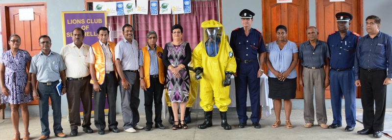 Lions Club donates equipment to SFRSA -Archive -Seychelles Nation