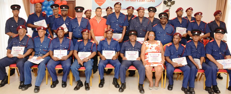 SFRSA rewards long service staff: -Archive -Seychelles Nation