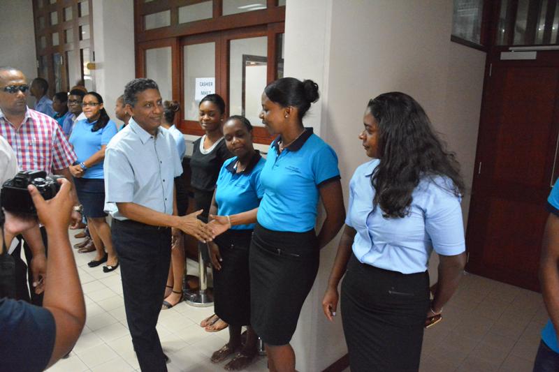 President Danny Faure visits departments of habitat and infrastructure ...