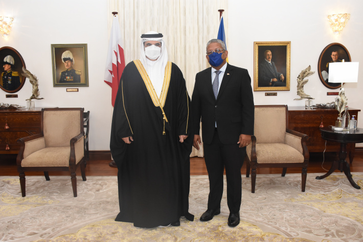 New ambassador of the Kingdom of Bahrain accredited -Seychelles Nation
