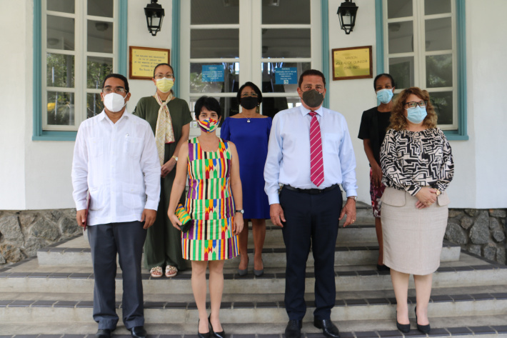 New Cuban ambassador-designate pays courtesy call on Minister Radegonde ...