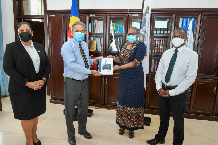 CBS governor presents 2021 report to National Assembly speaker ...