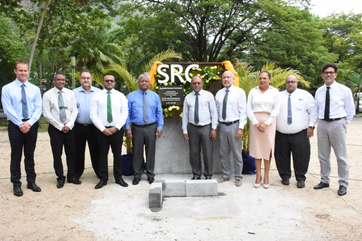President lays foundation stone for new SRC building -Seychelles Nation