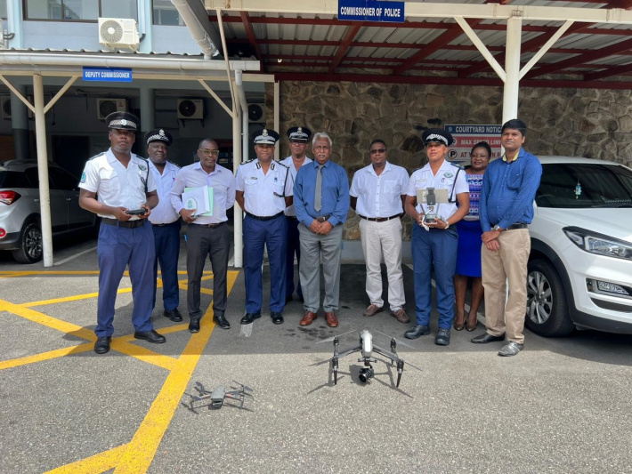 Three police officers become certified drone operators -Seychelles Nation