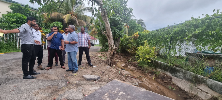 President visit key sites affected by heavy rain and calls on all ...