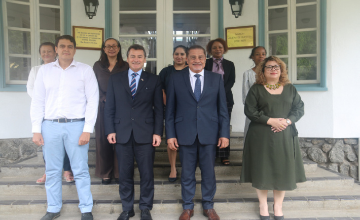 Minister Radegonde meets U.S. Resident Counsellor for Seychelles ...