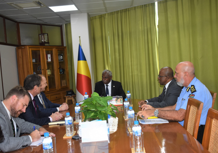 US ambassador pays courtesy call on Internal Affairs minister ...