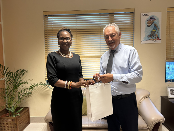Zambian HC calls on Minister for Fisheries -Seychelles Nation