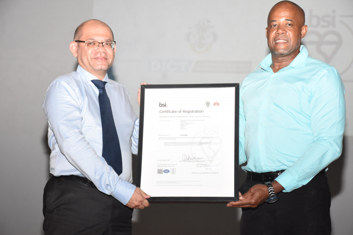 DICT first government institution to become ISO certified -Seychelles ...