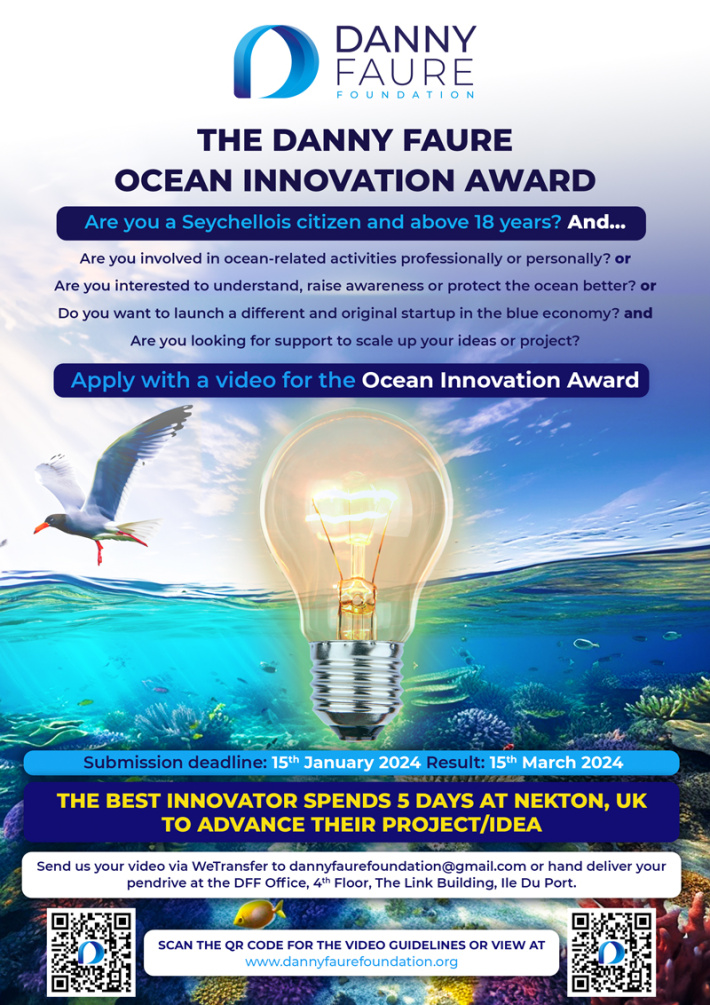 Danny Faure Foundation launches first Ocean Innovation Award ...