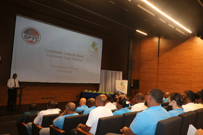 SPTC staff complete ‘Lospitalite’ customer care training -Seychelles Nation