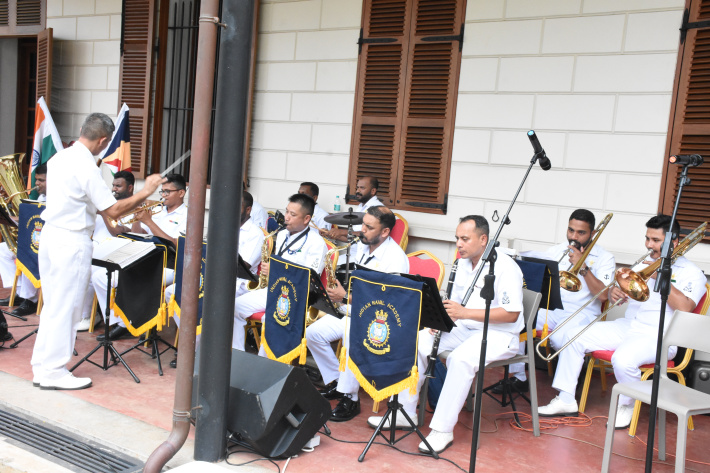Indian Navy Band mesmerizes the public -Seychelles Nation