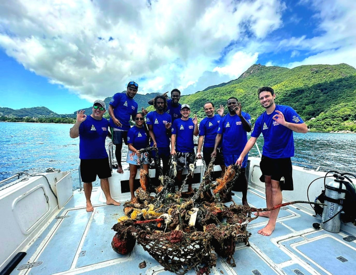 Successful sea clean-up -Seychelles Nation