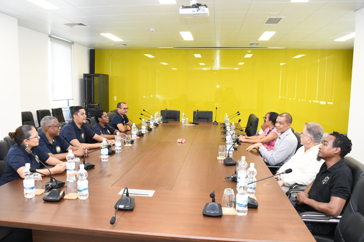 MYSC committee visits SBC House -Seychelles Nation