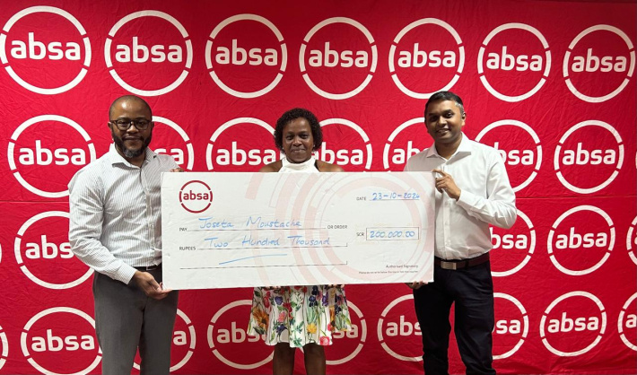 Absa Bank Seychelles rewards third card campaign winner with R200,000 ...