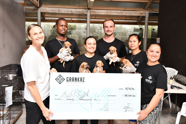 Gran Kaz supports SSPCA -Seychelles Nation