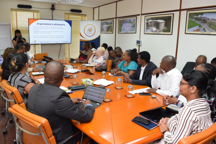 Eswatini delegation conducts benchmarking exercise at SPF -Seychelles ... Eswatini delegation conducts benchmarking exercise at SPF -Seychelles ...