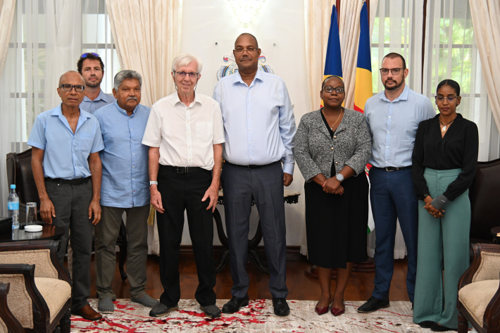 ICS pays courtesy visit to President Herminie -Seychelles Nation