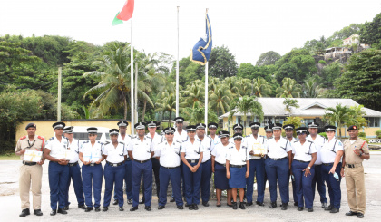 Groups of police officers rewarded after successfully completing ...