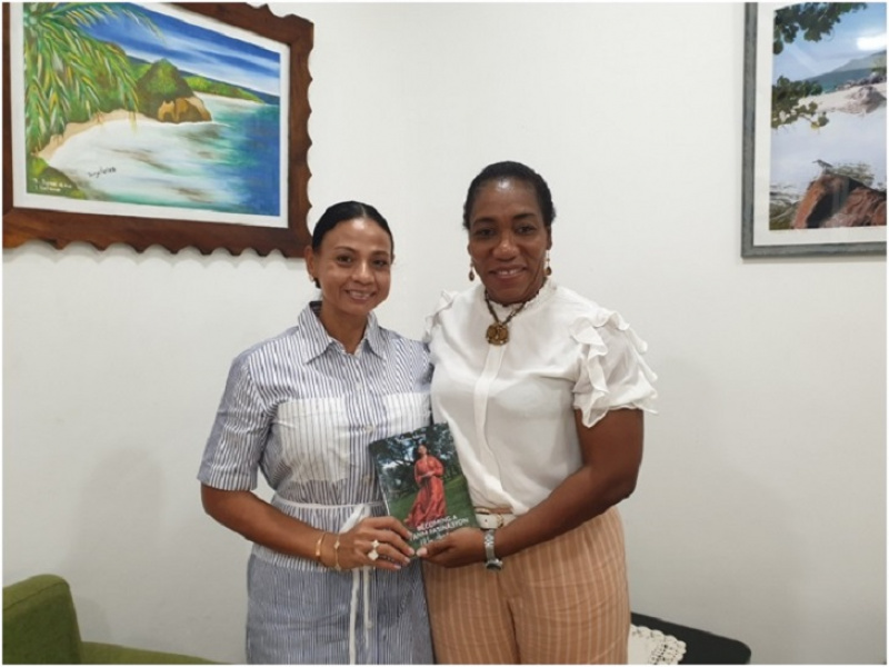 Minister Zialor eyeing women empowerment projects with Marsha Parcou ...