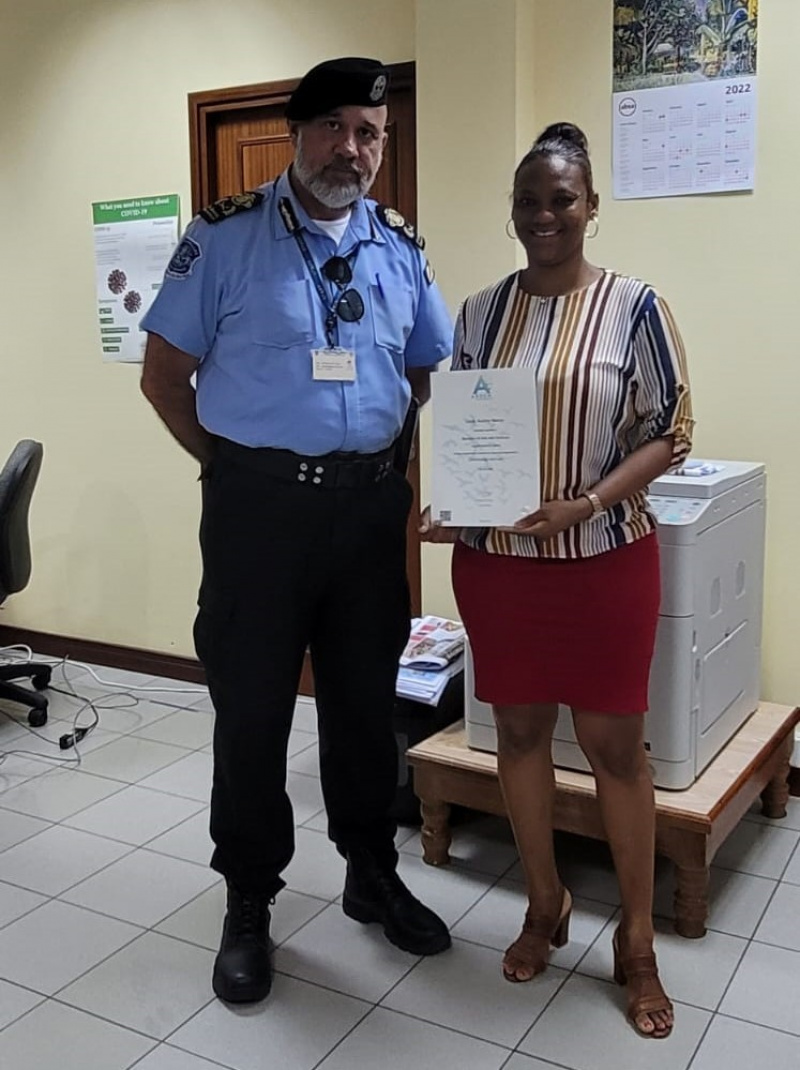 Senior probation officer completes degree in criminology -Seychelles Nation