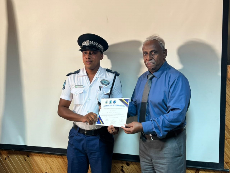 Three police officers become certified drone operators -Seychelles Nation