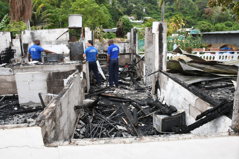 Fire totally destroys house at Au Cap -Seychelles Nation