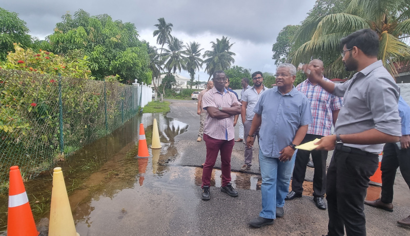 President visit key sites affected by heavy rain and calls on all ...
