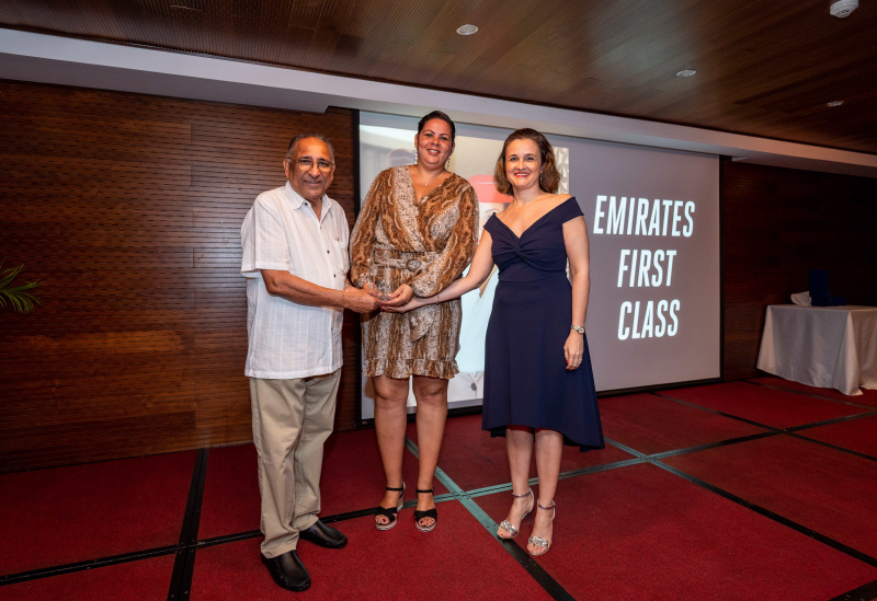 Emirates recognises top Seychelles travel agents for supporting ticket ...