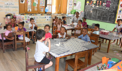Education minister visits La Rosière crèche and Glacis primary school ...