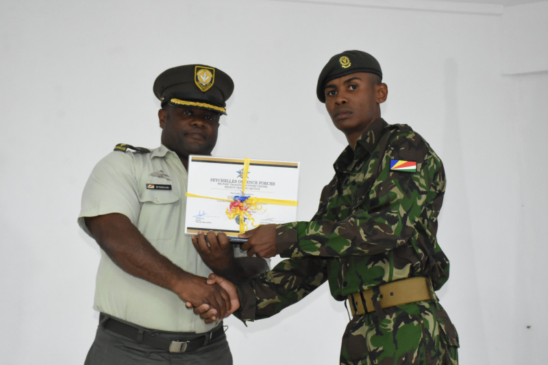 Eleven new recruits join the ranks of the Seychelles Defence Forces -Seychelles Nation