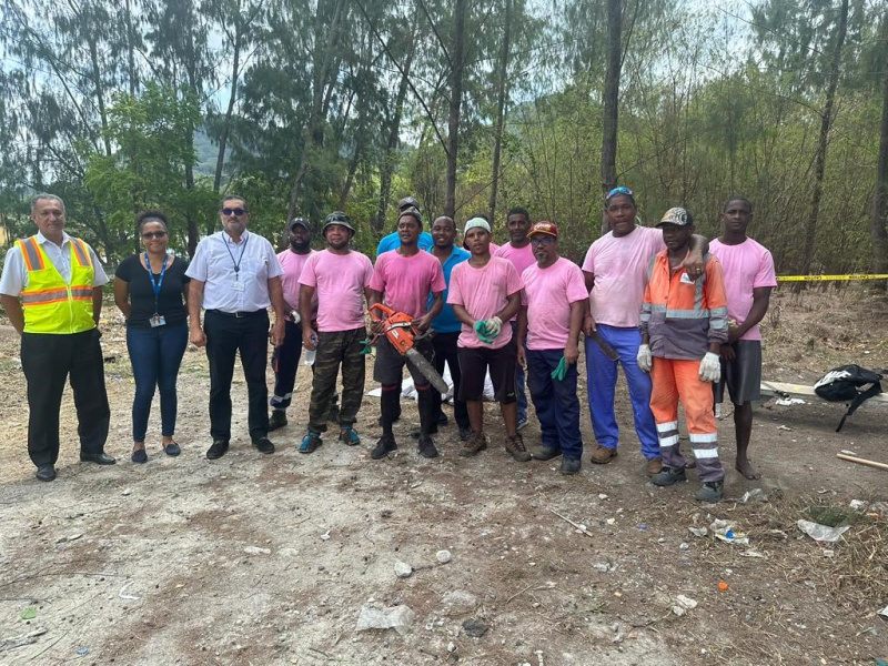 Works under way to make way for parking around Inter Island Quay ...