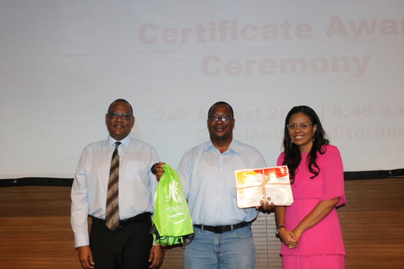 SPTC staff complete ‘Lospitalite’ customer care training -Seychelles Nation
