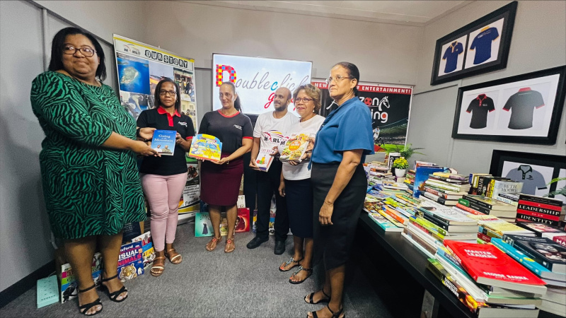 Doubleclick group donates 300 books to the National Library -Seychelles ...