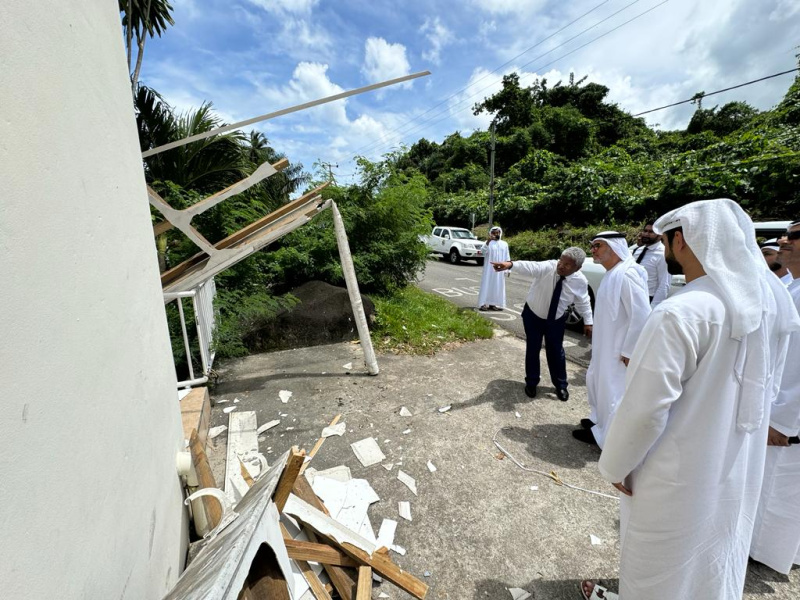 Aftermath of flooding and landslide incidents -Seychelles Nation