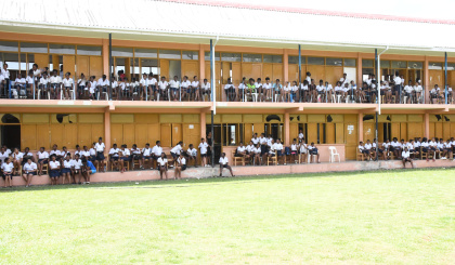 US navy band electrifies Plaisance secondary school with memorable ...